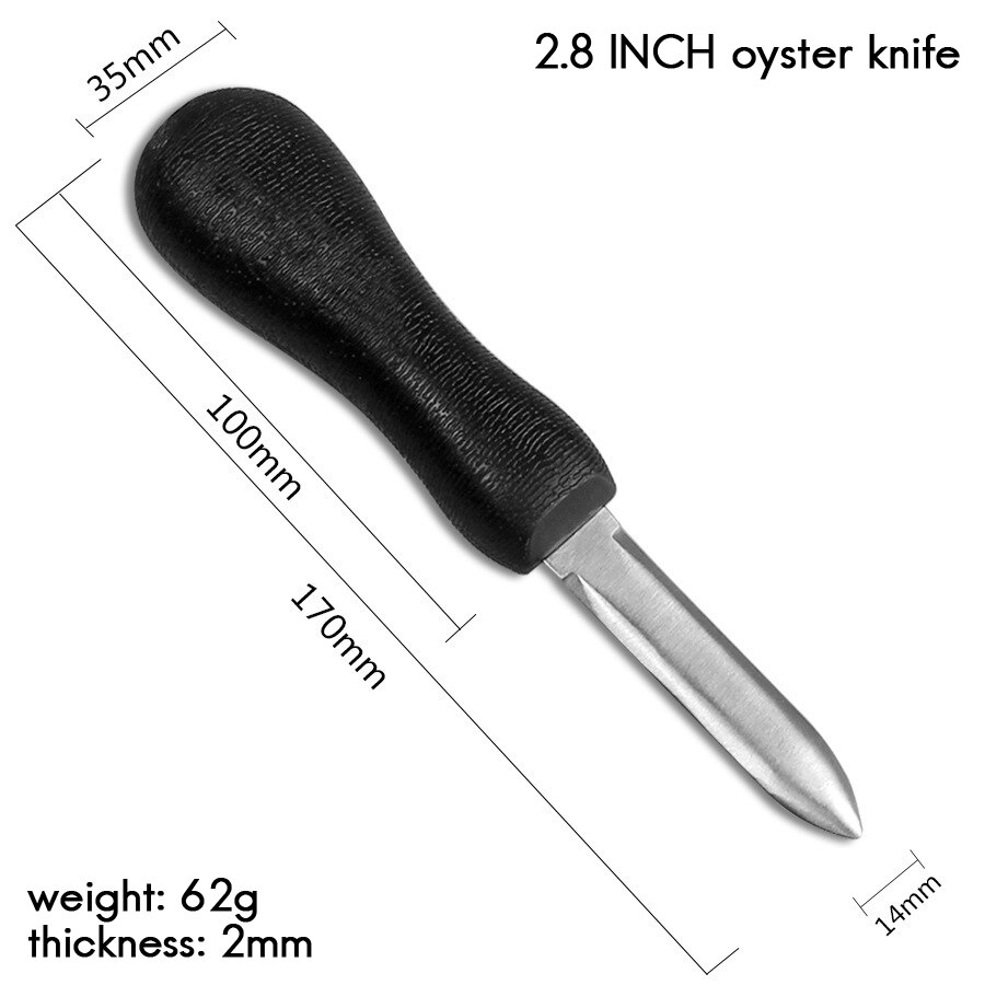 RZD Oyster Knife Set Stainless Steel Plastic Handl... – Grandado