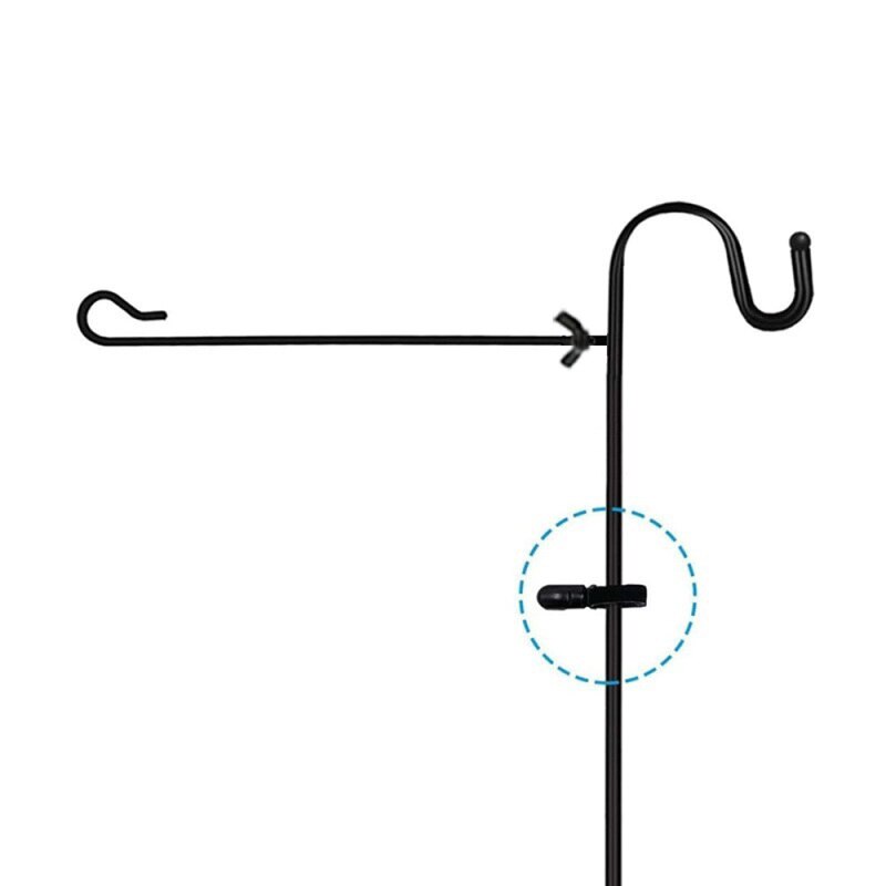 2 In 1 Hooks Stake Stand Plant Hanging Lamp Bird F... – Grandado