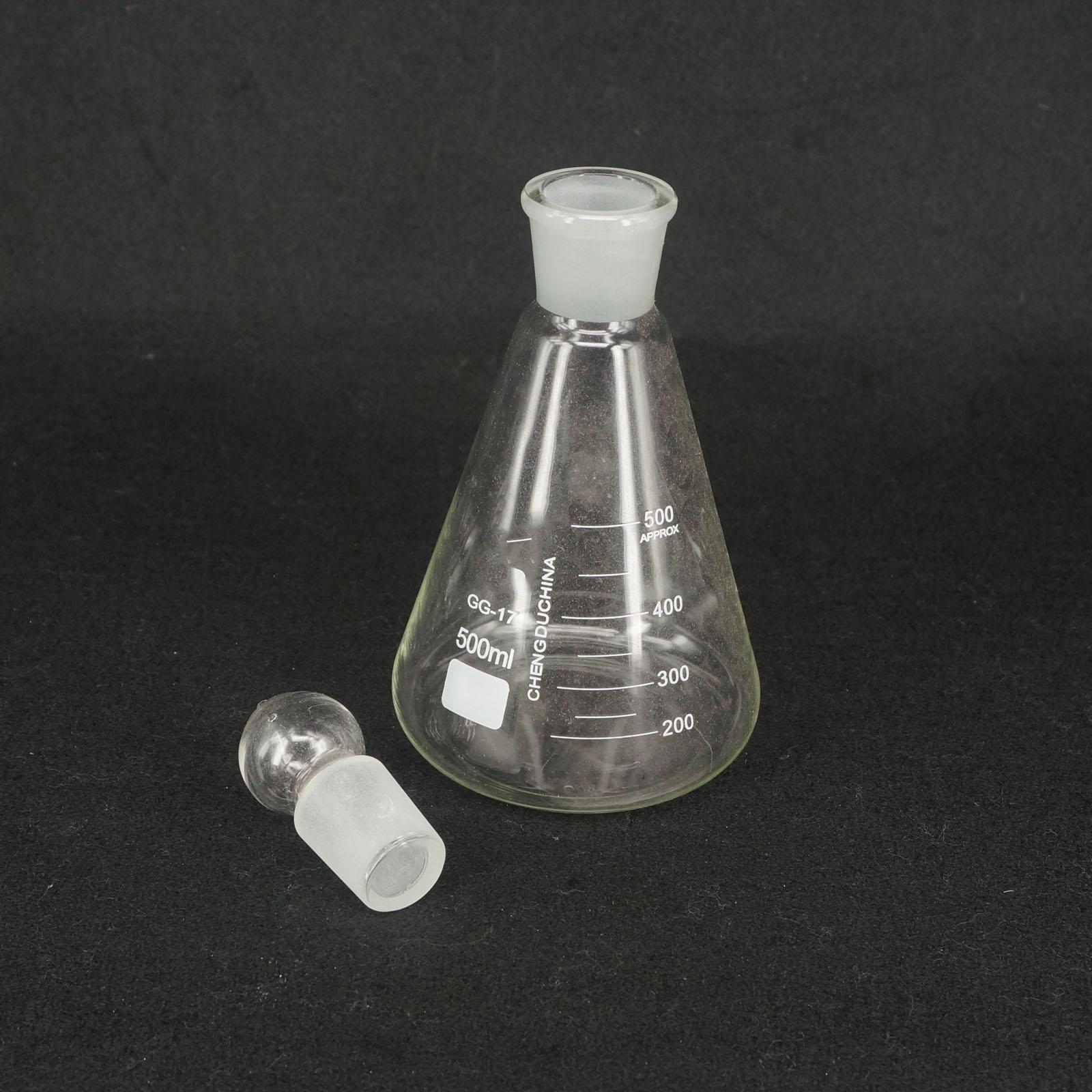 500ml Lab Borosilicate Glass Erlenmeyer Conical Fl... – Grandado