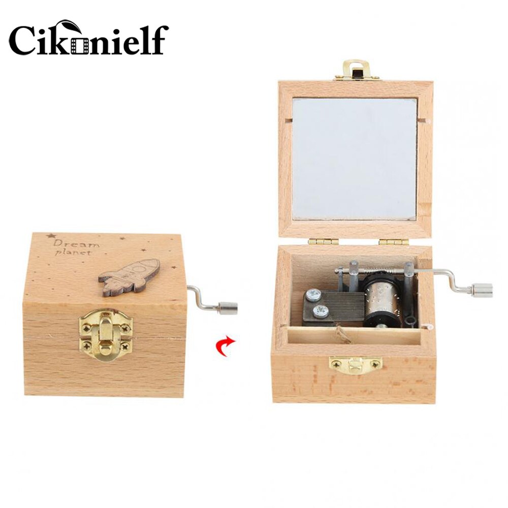 Cikonielf Hause Schlafzimmer Buche Holz Musik Box ... – Grandado