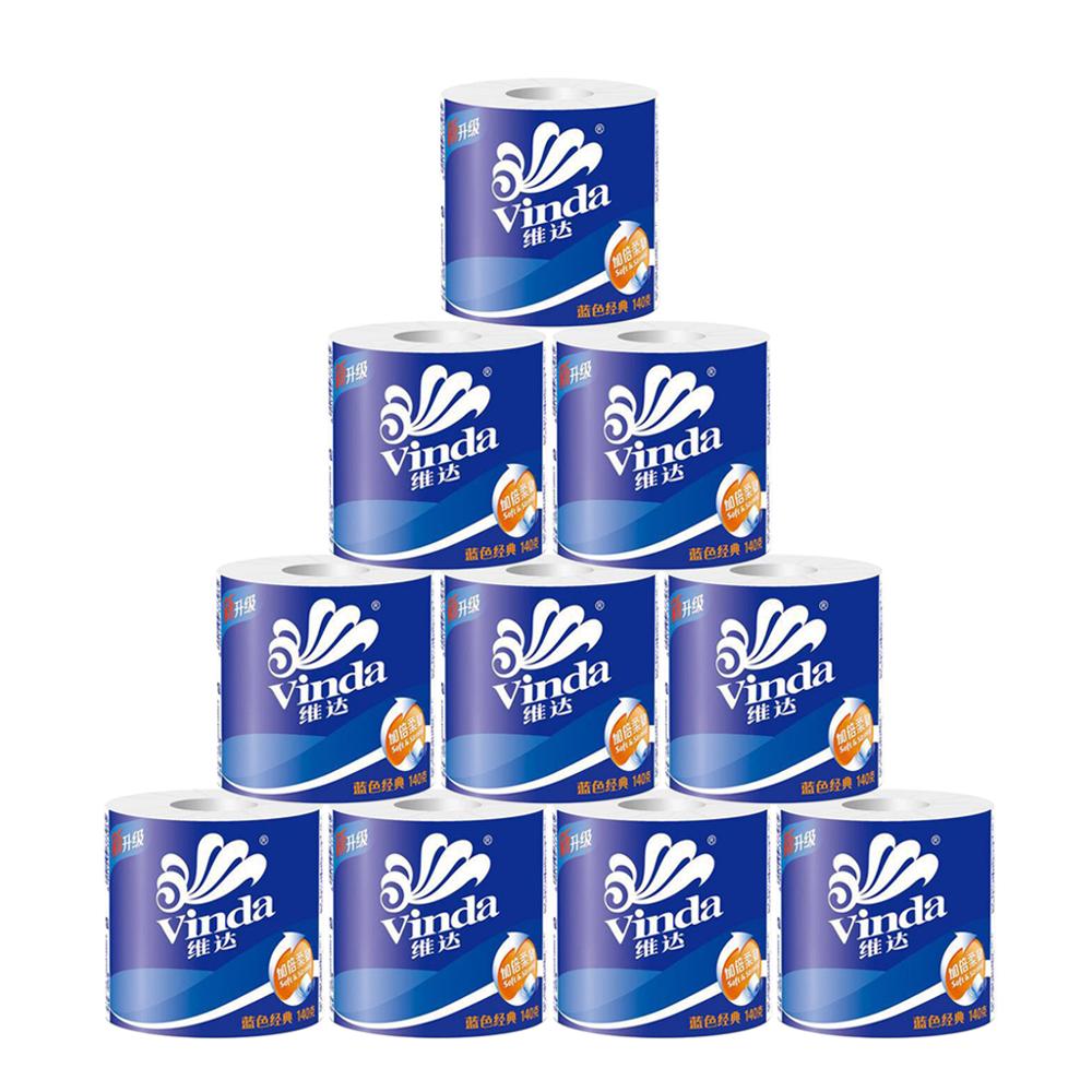 10 Roll 4 Layer Toiletpapier Thuis Bad Wc Roll Toi... – Grandado