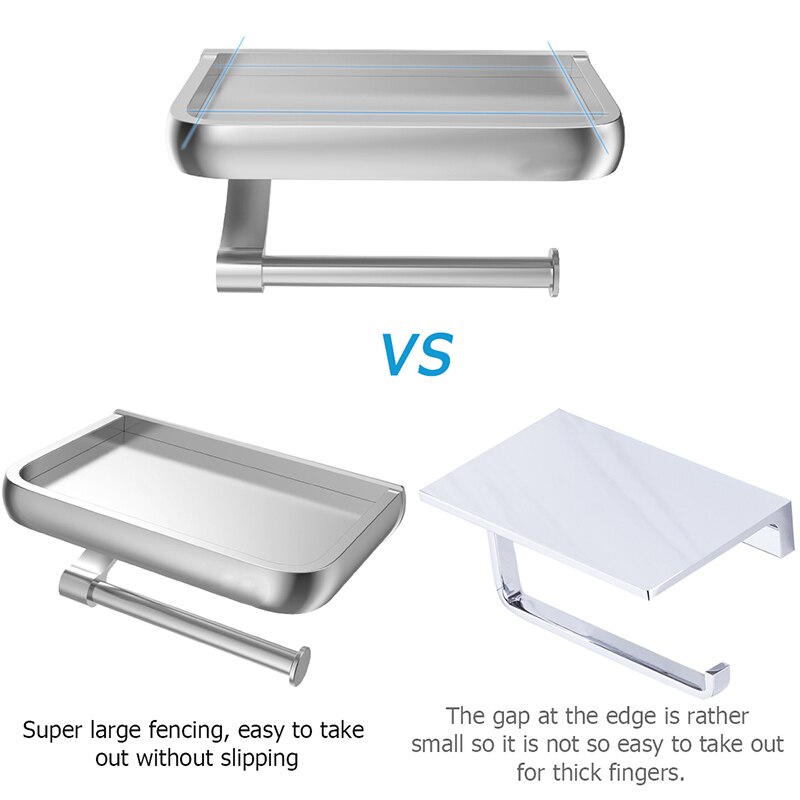 Wall Mounted Toilet Paper Holder Tissue Paper Hold... – Grandado