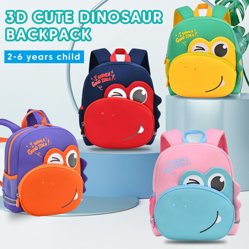 GREATOP 3D Cartoon Dinosaurier Kinder Rucksack Bab... – Grandado