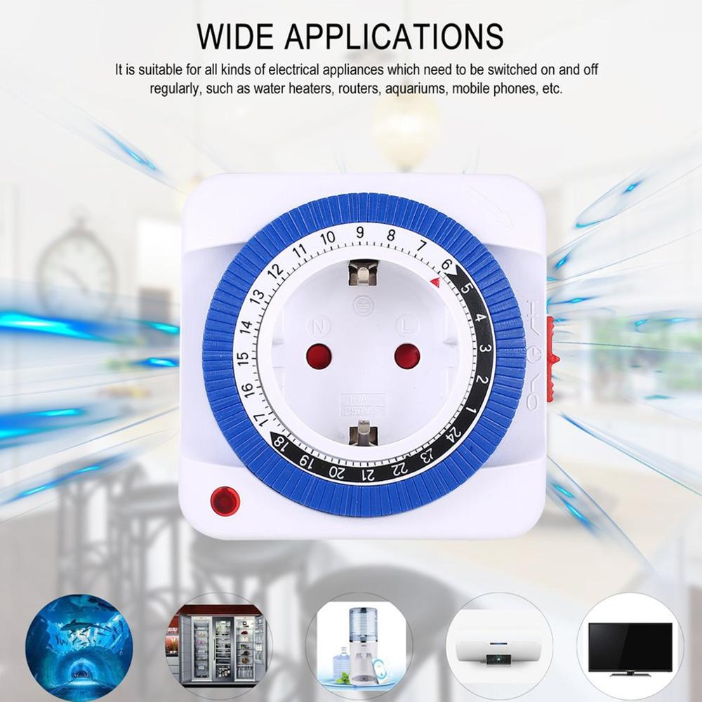 Interruttore Timer 24 ore presa Timer presa tempor... – Grandado