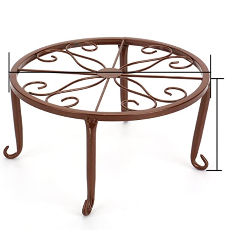 3Pcs Metal Potted Plant Stand Floor Flower Pot Rac... – Grandado
