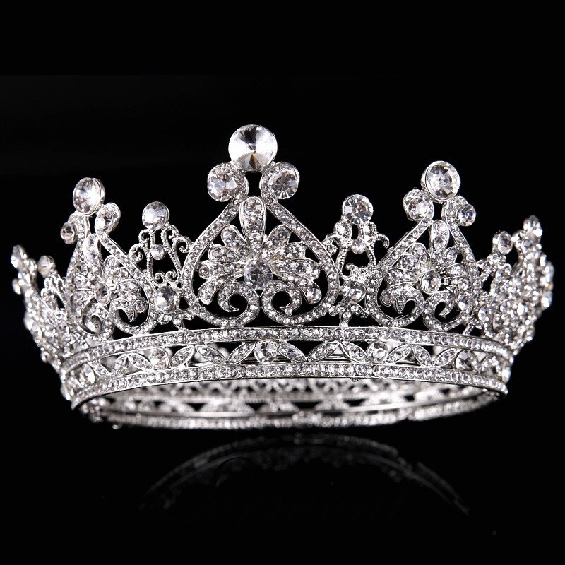 Serment charm princess bridal crown tiaras crystal... – Grandado
