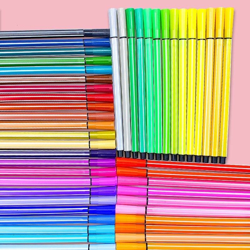 12/18/24/36/48 Kleur Schilderij Borstel Pen Wortel... – Vicedeal