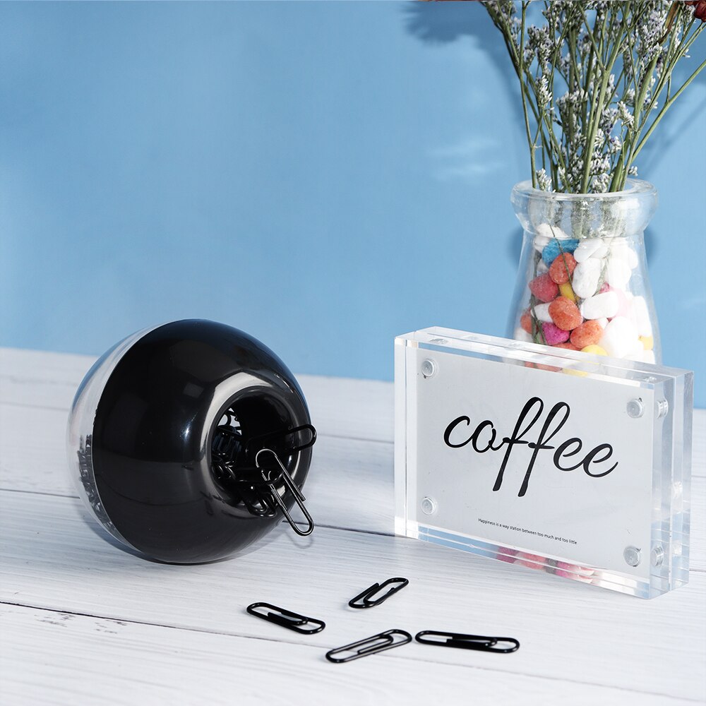 Zwart Leuke Paperclips Houder 100 Stuks 28Mm Paper... – Grandado