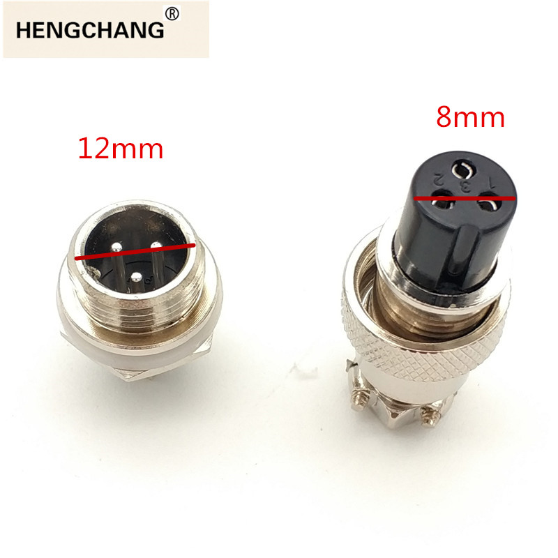 GX12-conector de Panel de cable 3p macho y hembra ... – Grandado