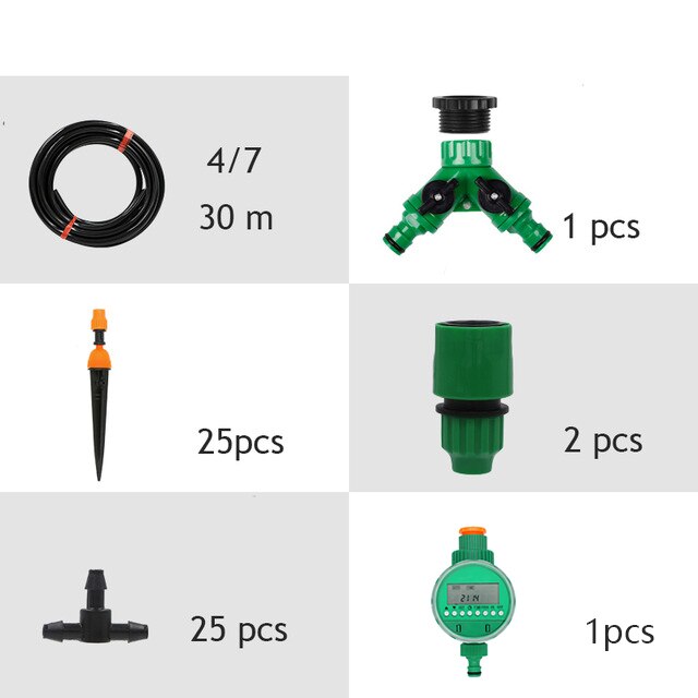 Micro Drip Plant Watering Kit DIY Garden Irrigatio... – Vicedeal