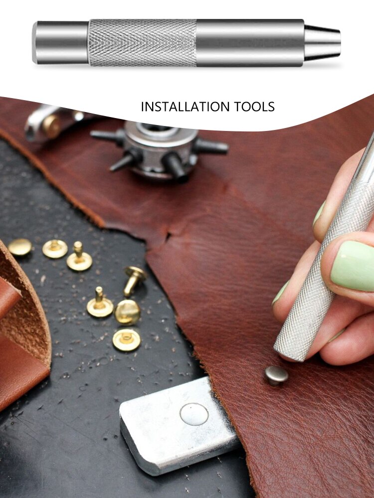 Leather Rivet Double Cap Rivet Tubular Metal Stud ... – Grandado