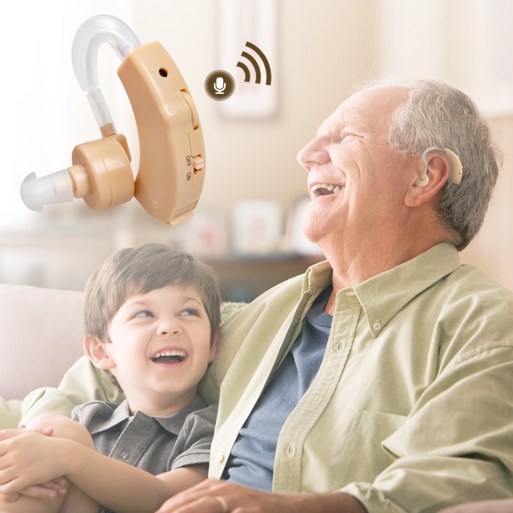 Mini Portable Hearing Aid for the elderly Adjustab... – Grandado