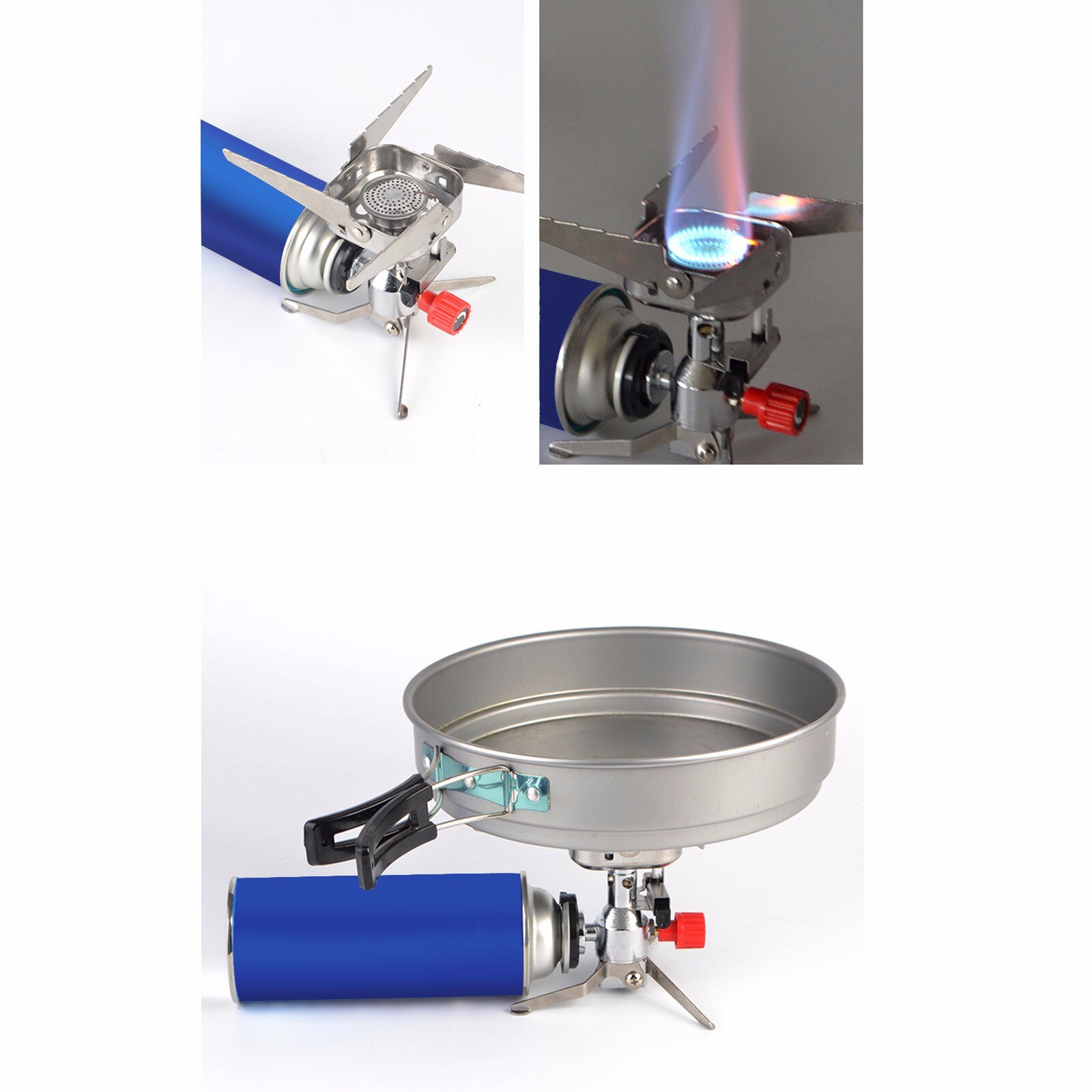 Outdoor Gas Stove Camping Gas Burner Folding Elect... – Grandado