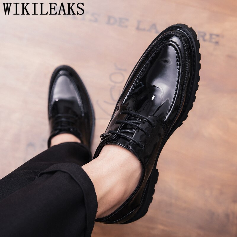 Oxford sapatos para homem sapatos de grife de cour... – Grandado