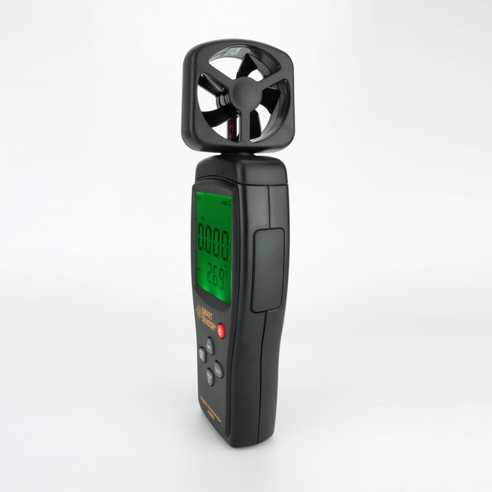 Digital Air Flow meter Anemometer AS806 0-45M/S wi... – Vicedeal