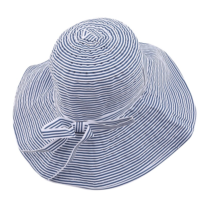 Randigt mönster hatt sommar solskyddsmedel andas b... – Grandado