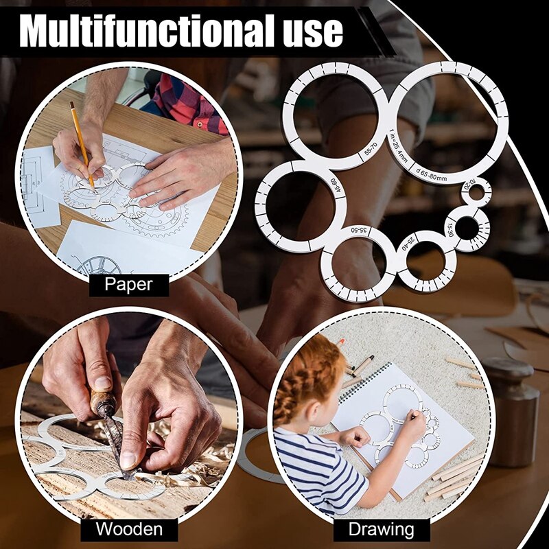 Leather Cutting Tools Corner Cutting Ruler Metal C... – Vicedeal