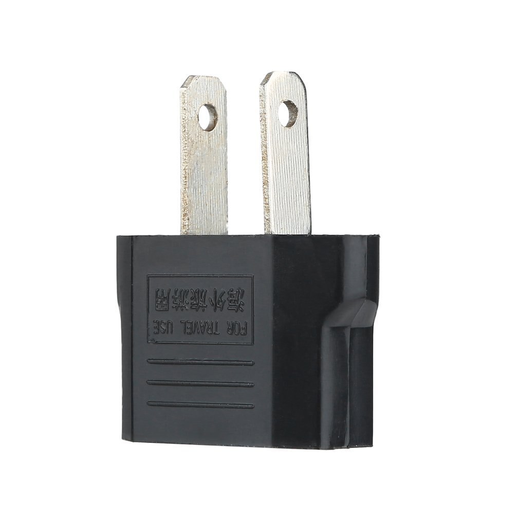 Portable Eu Us Au Uk Adapter Plug 2 Flat Pin To Eu Grandado