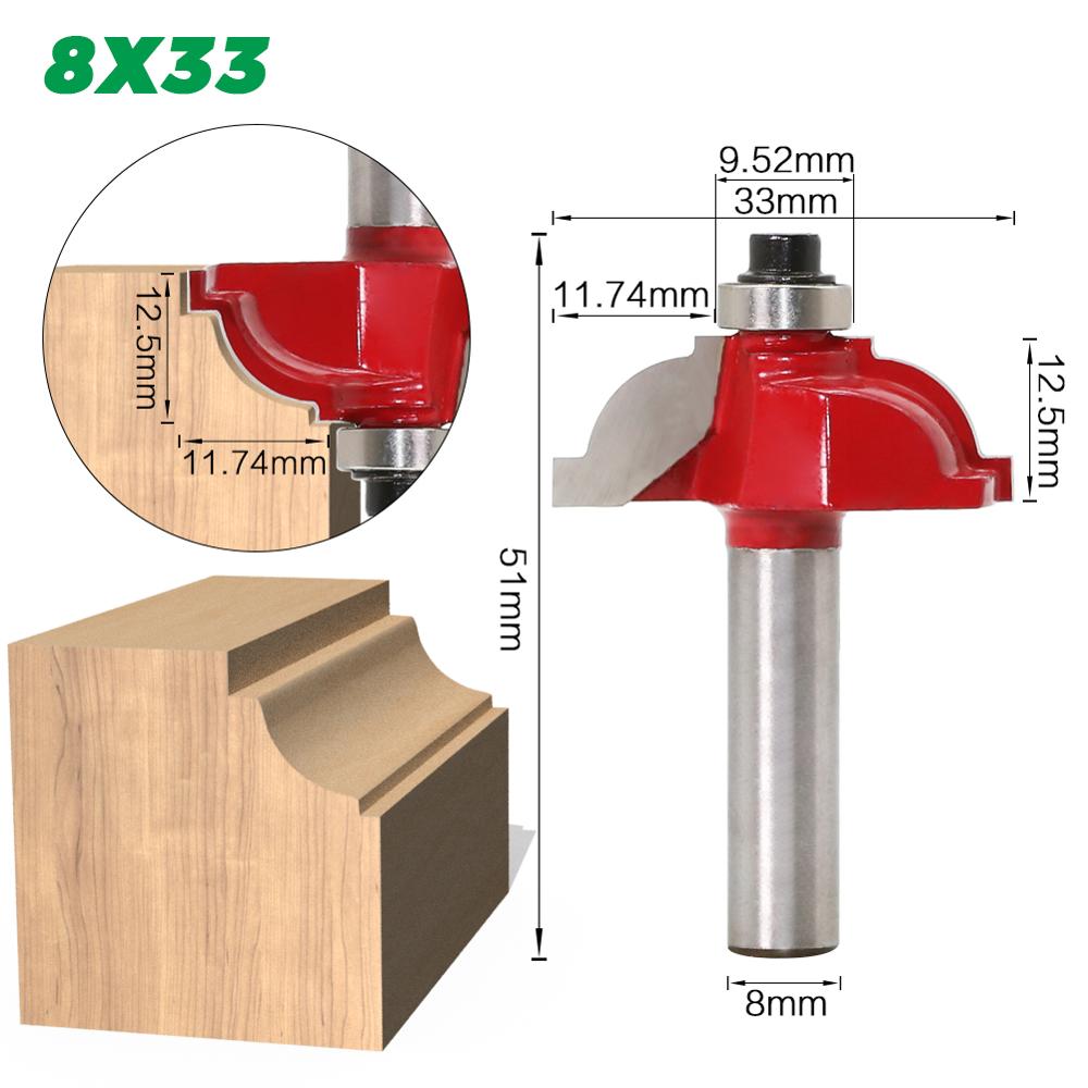 1pcs 8mm Schacht hout router bit Rechte frees trim... – Grandado