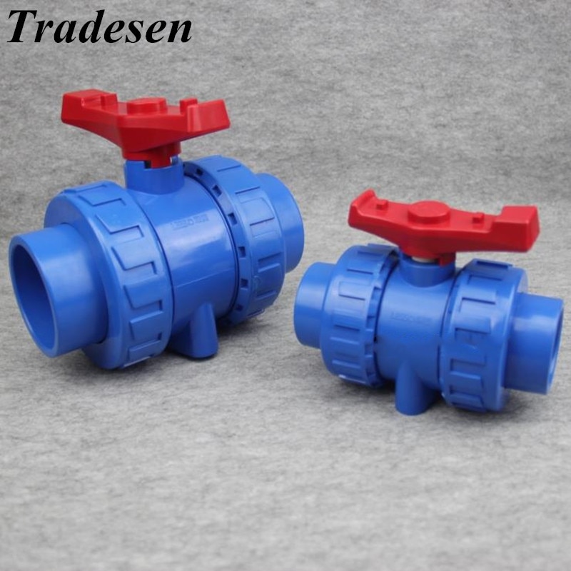 1pc Blue20mm 25mm 32mm 40mm 50mm 63mm PVC Ball Val... – Vicedeal