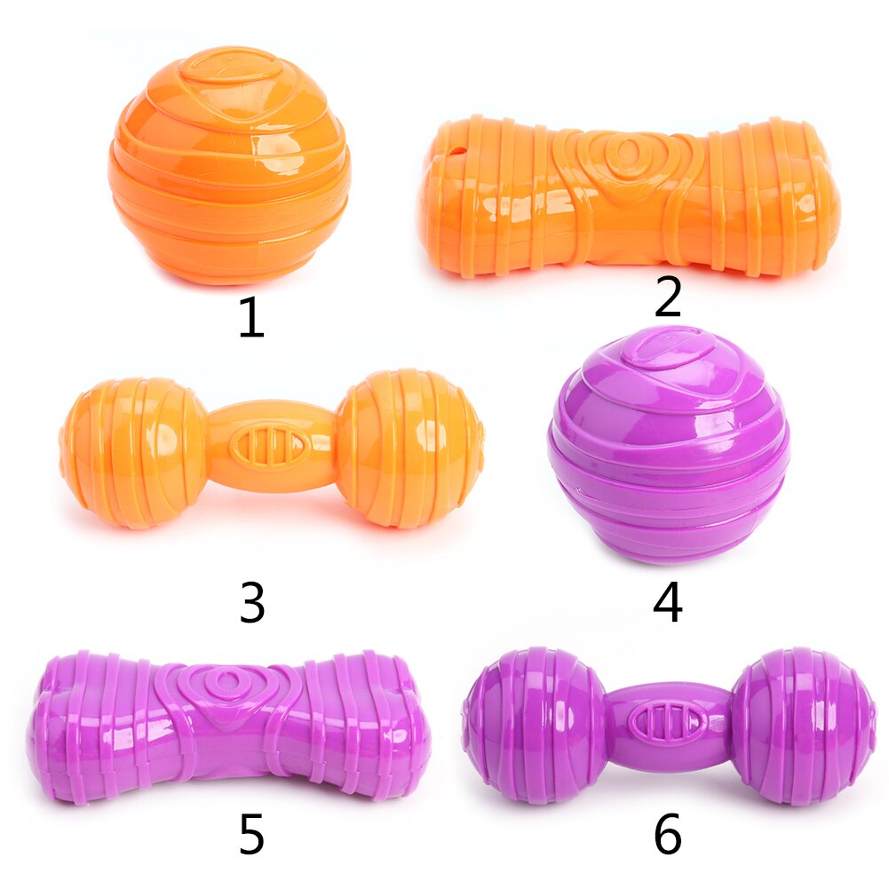 TPR Pet Chew Toys Puppy Squeak Squeeze Bone Ball D... – Vicedeal