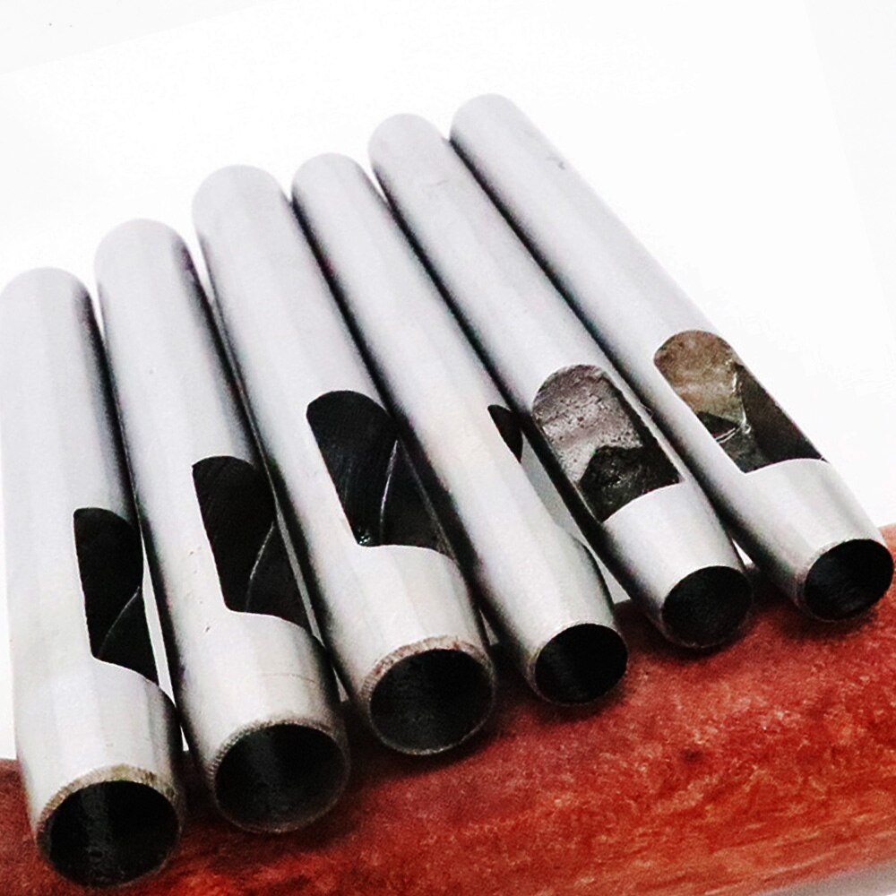 Leather Craft Eyelets Punch Tools Set Carbon Steel... – Vicedeal