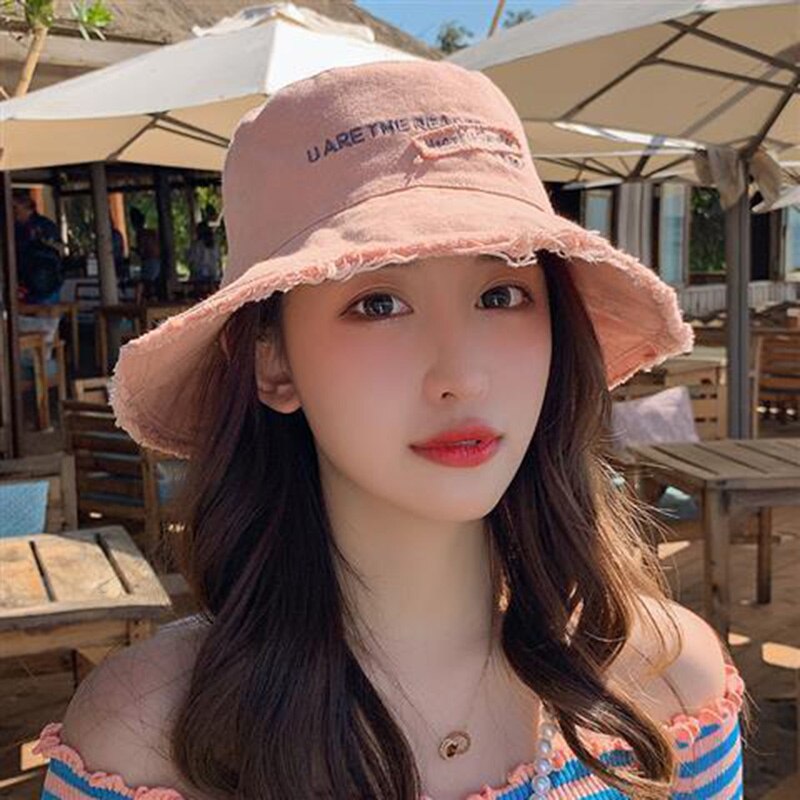 Bucket Hat Cute Cap Beach Sun Hat Summer Travel fo... – Grandado