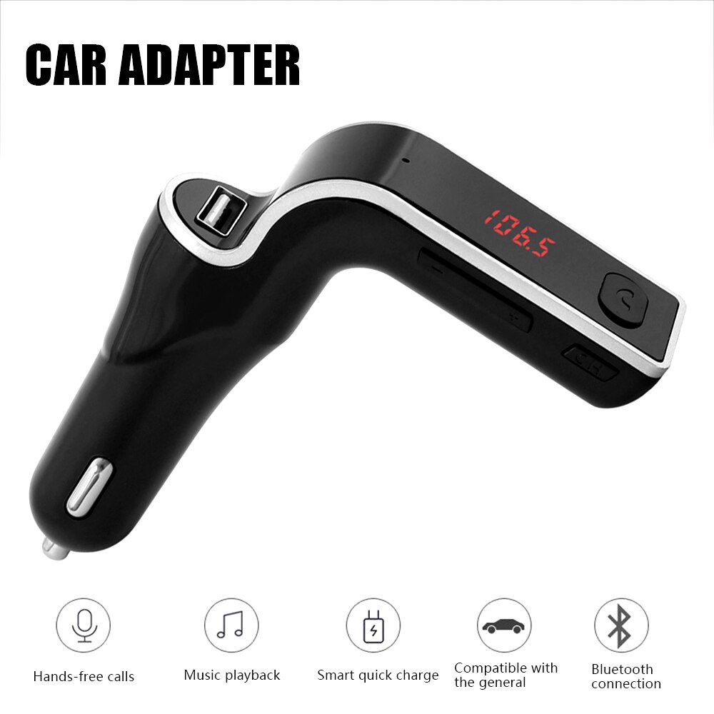 Car Wireless FM Transmitter Hands Free AUX Modulat... – Grandado