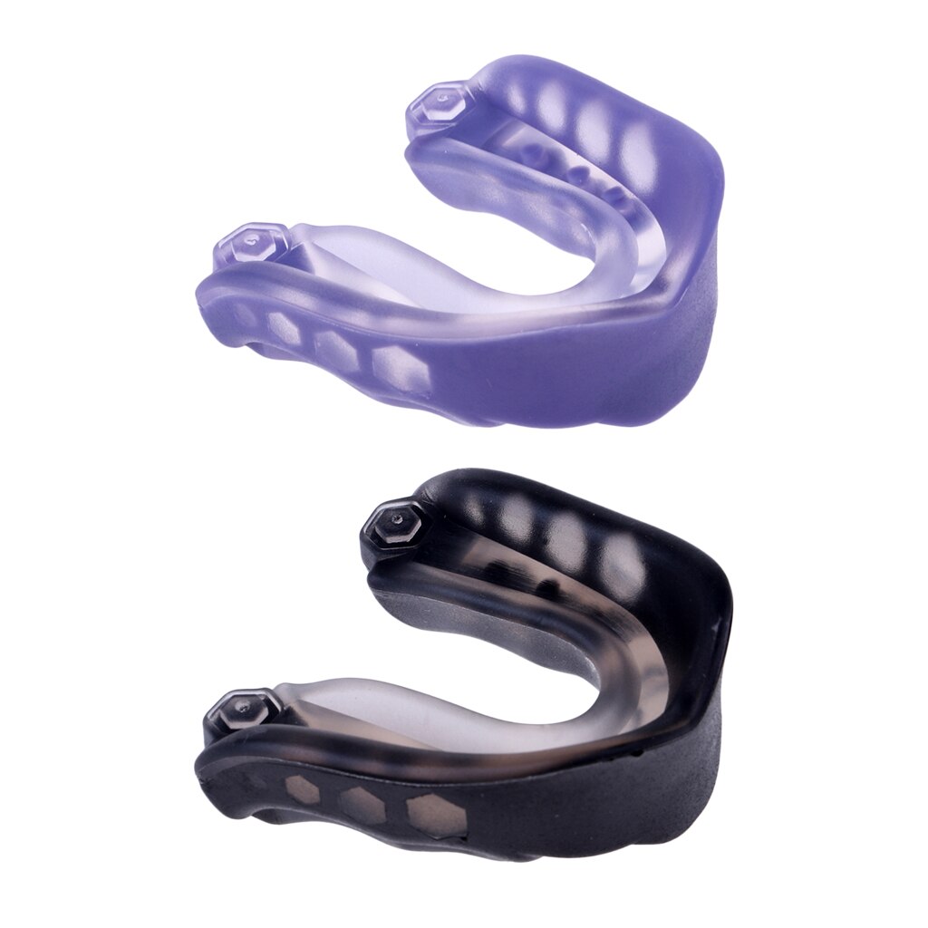 2Pcs Adult Pro Mouth Guard Gum Shield Brace Sparri... – Grandado