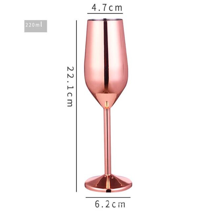 304 Stainless Steel Food Grade Red Wine Goblet Gla Grandado