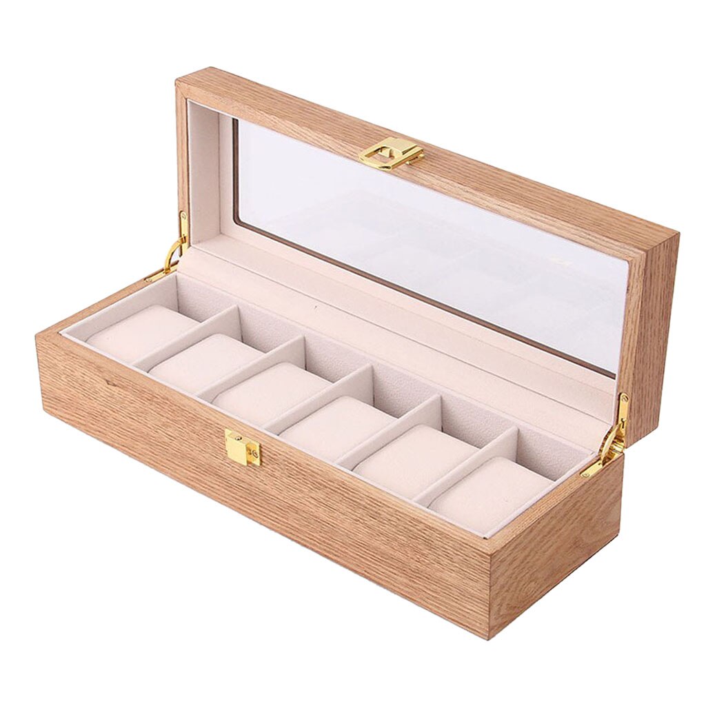 Houten Horloge Box Case Organizer Display Voor Man... – Grandado
