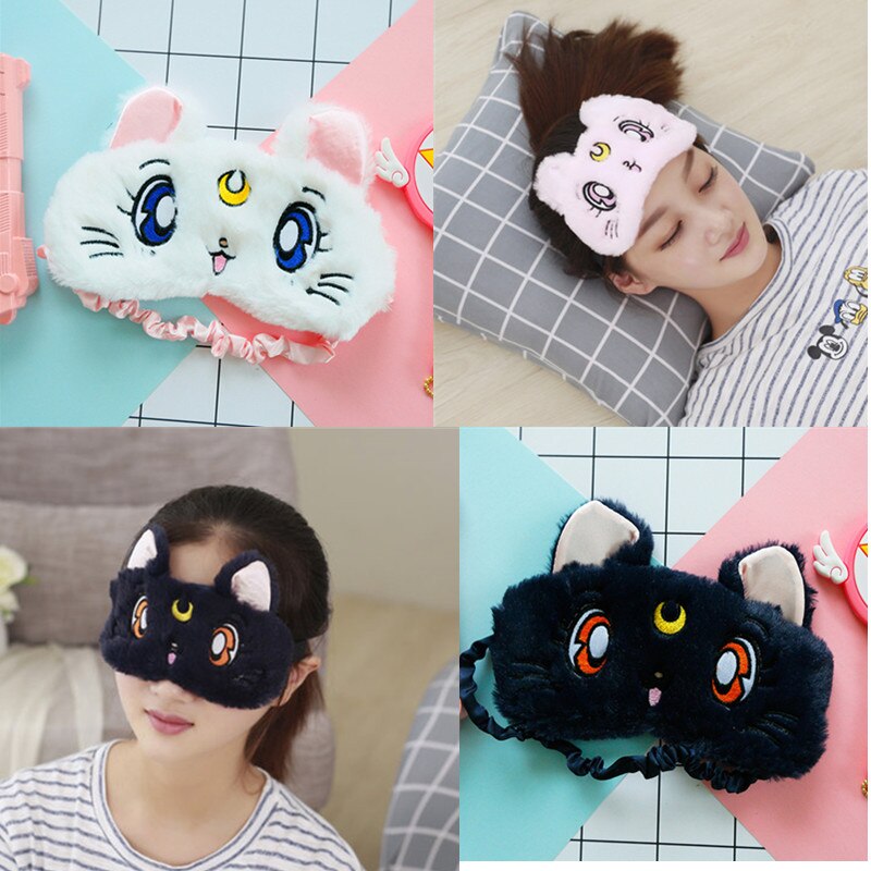 Leuke 3D Kat Slaap Masker Natuurlijke Slapen Oogma... – Grandado