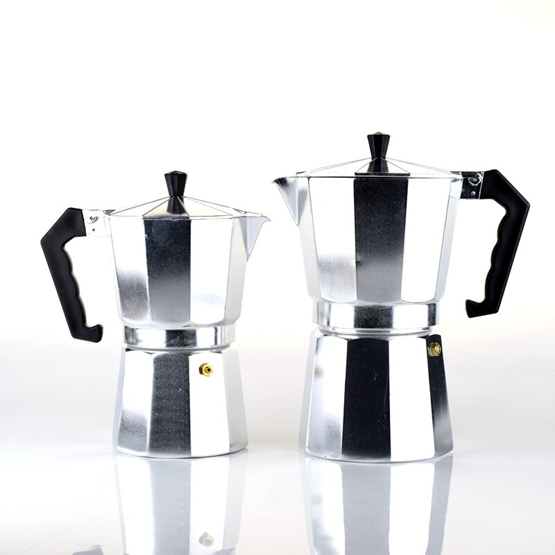Modern and simple aluminum moka pot hand coffee po... – Vicedeal
