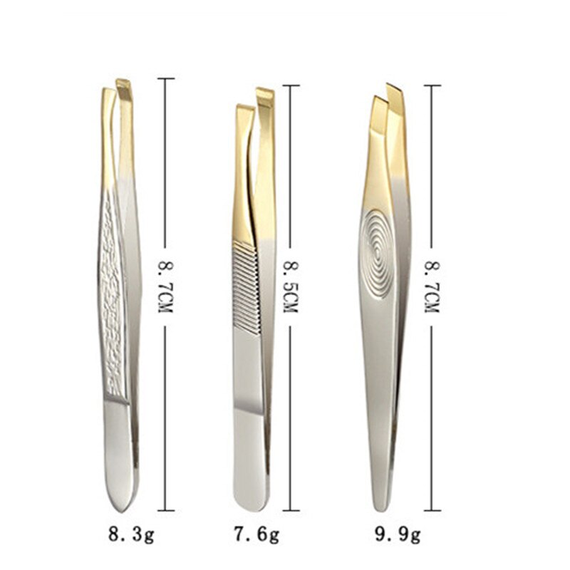 Rvs Wenkbrauw Pincet Schoonheid Clip Slant Tip Pla... – Vicedeal