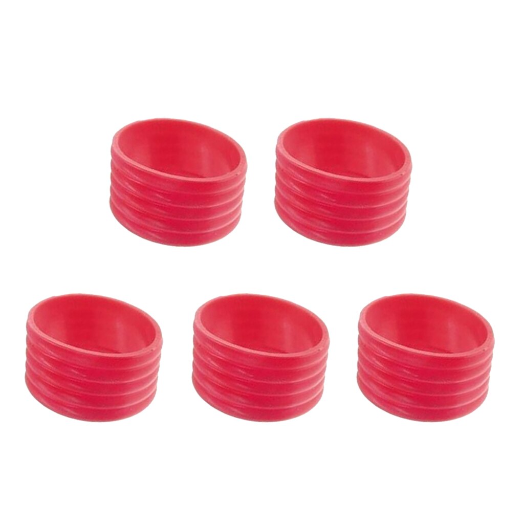 5pc Sports Tennis Grip Bands Silicone Handle Fix G... – Grandado