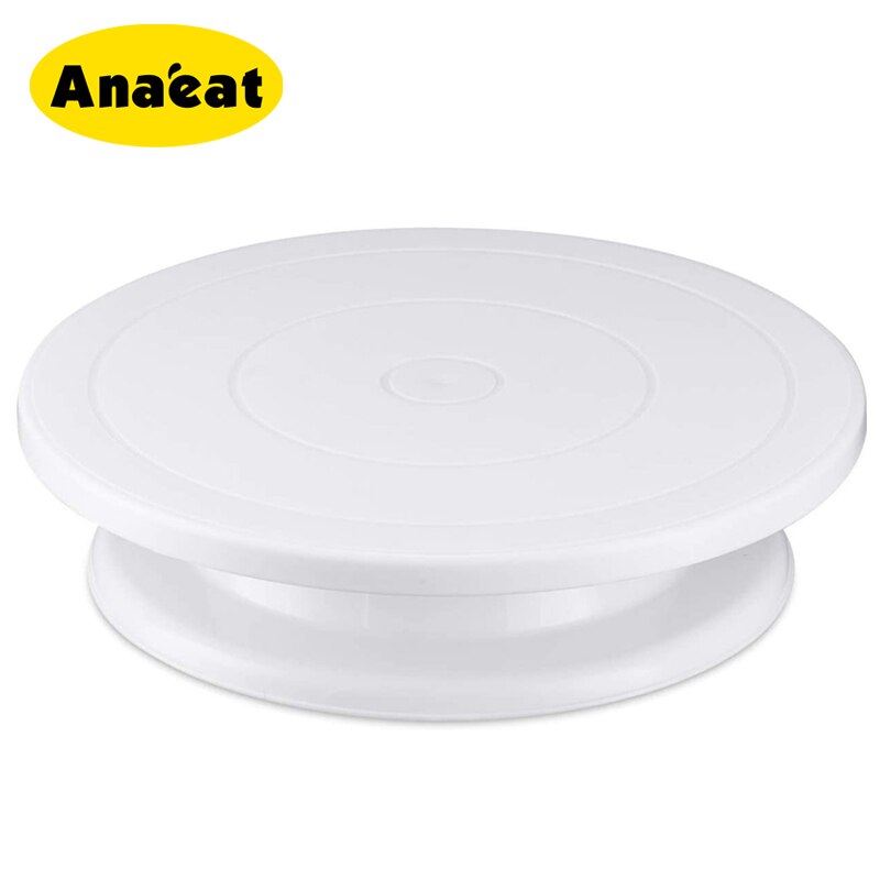 ANAEAT 1PC Plastic cake pan turntable rotating non... – Grandado