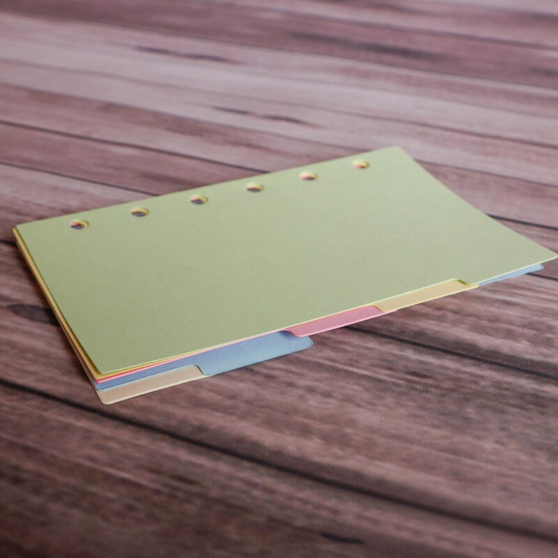 5pcs/set A5 A6 A7 Page 6 Holes Inside Pages Divide... – Grandado