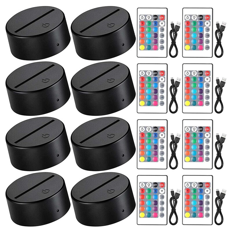 3D Night Led Light Lamp Base Led Verlichting Displ... – Vicedeal