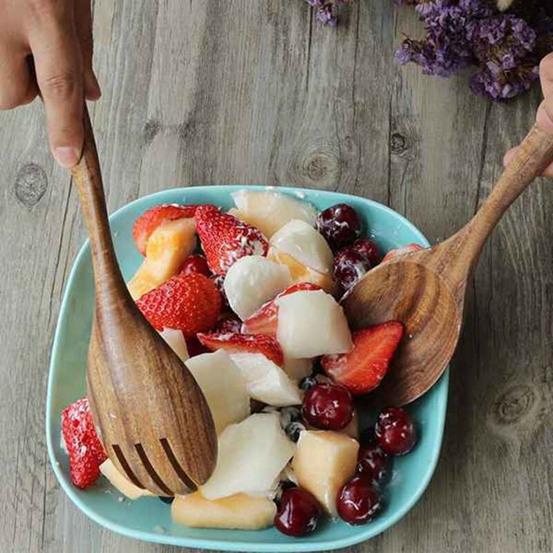 6 Pcs Wooden Cooking Utensils Set - Cooking Spoons... – Vicedeal