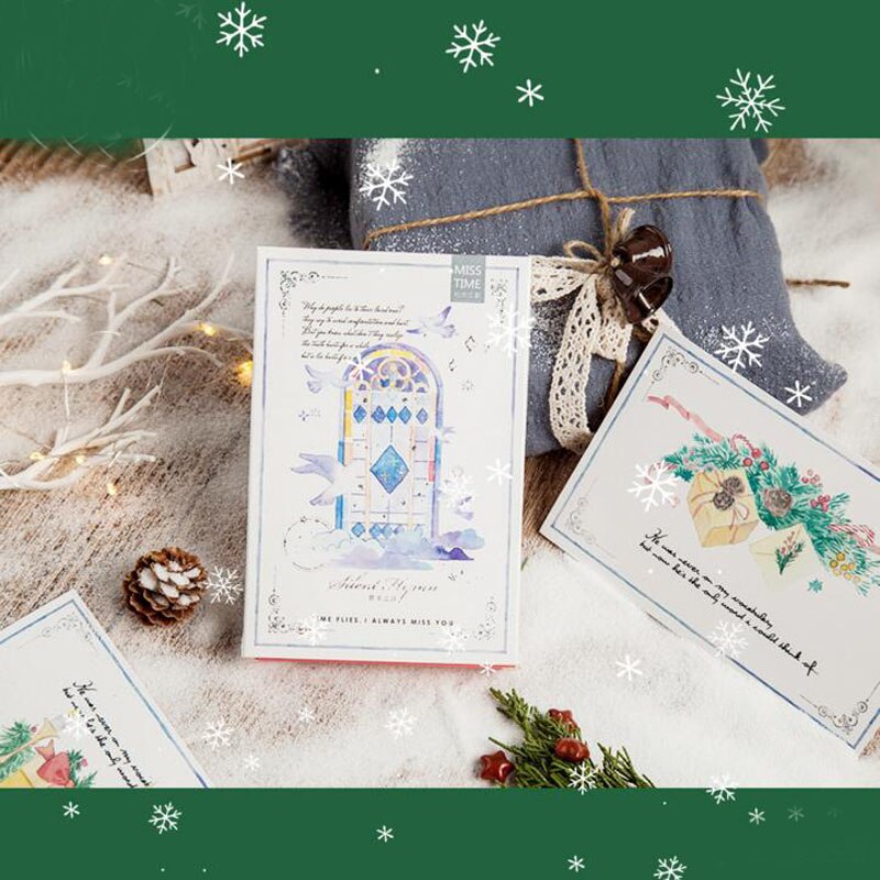 30Sheets/Pack Merry Christmas A Poem of Praise Pos... – Vicedeal