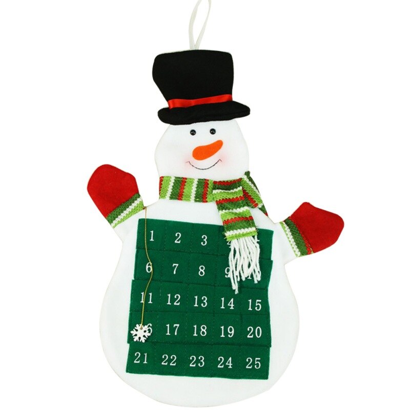 Santa Claus calendar Christmas with pocket countdo... – Vicedeal