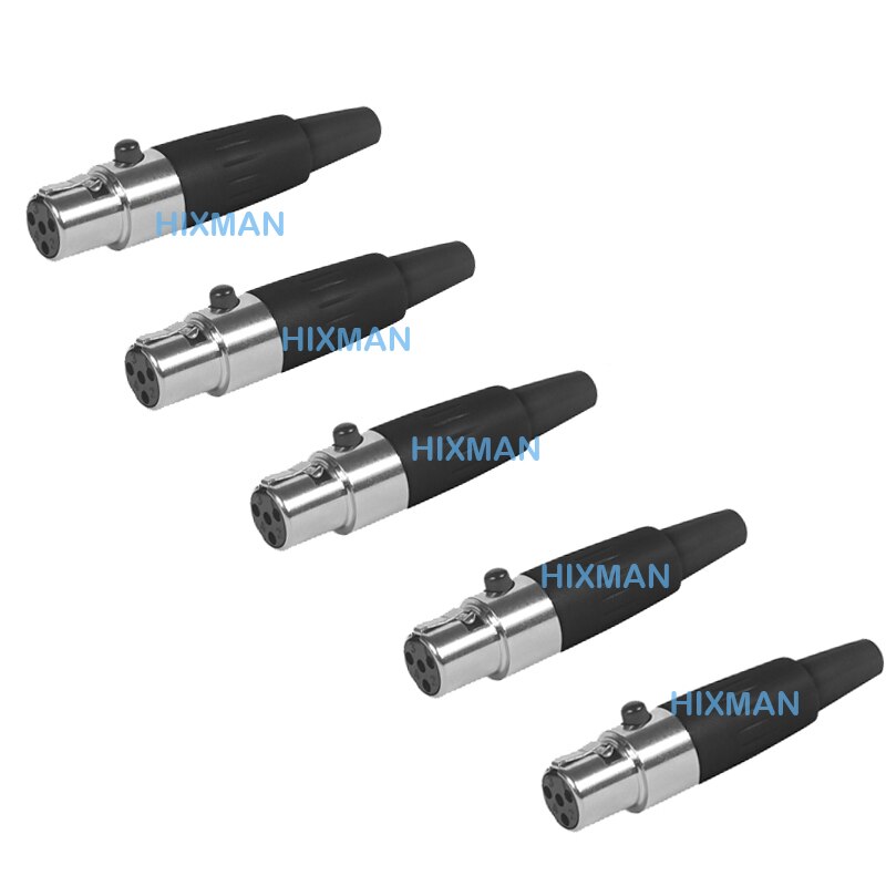 DIY 5pcs/lot HIXMAN 4-Pin Mini XLR Female TA4F Aud... – Vicedeal