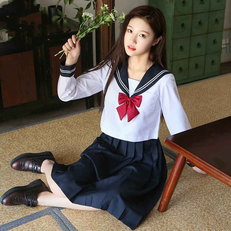 School Girl JK Uniform Women Chorus Performance Sh... – Vicedeal
