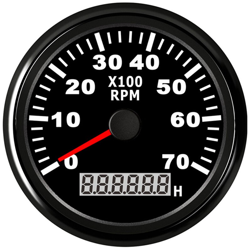 85mm Tachometer for Boat motor 7000 RPM Round Hour... – Vicedeal