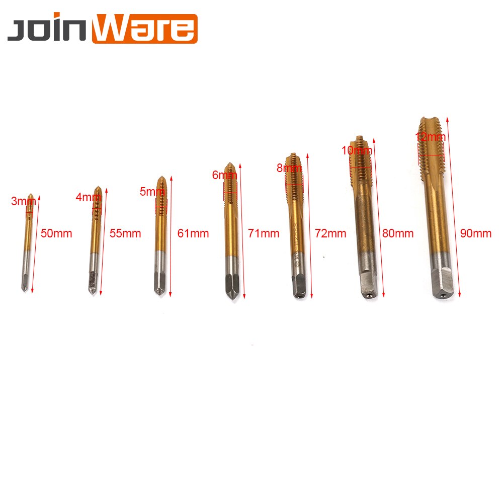 Mixed HSS M3 M4 M5 M6 M8 M10 M12 Machine Hand Scre... – Vicedeal