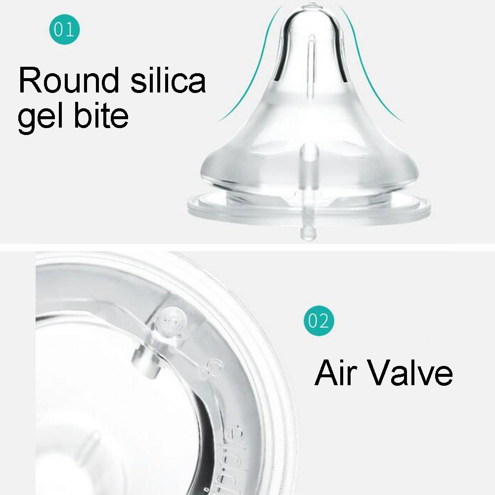 Baby Nipple Anti-Colic Soft Silicone Wide Neck Bab... – Grandado