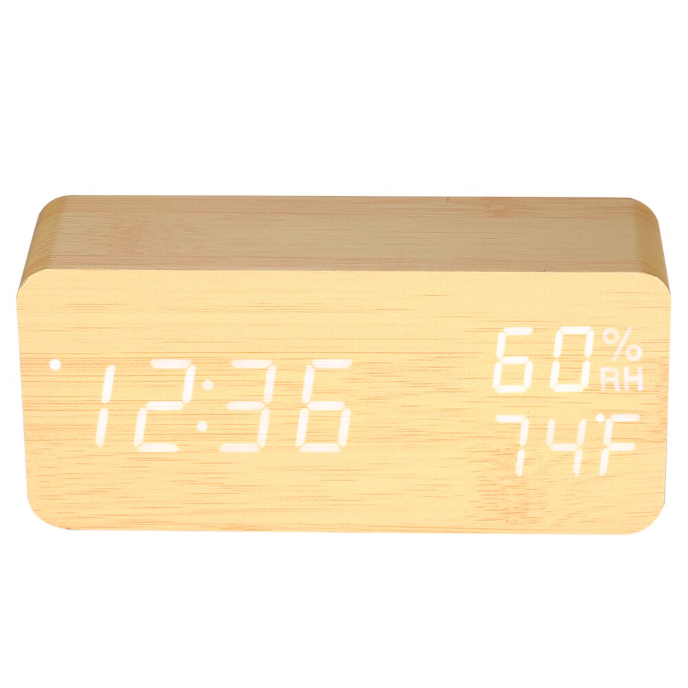 Alarma Digital LED, reloj con Control de sonido en... – Grandado