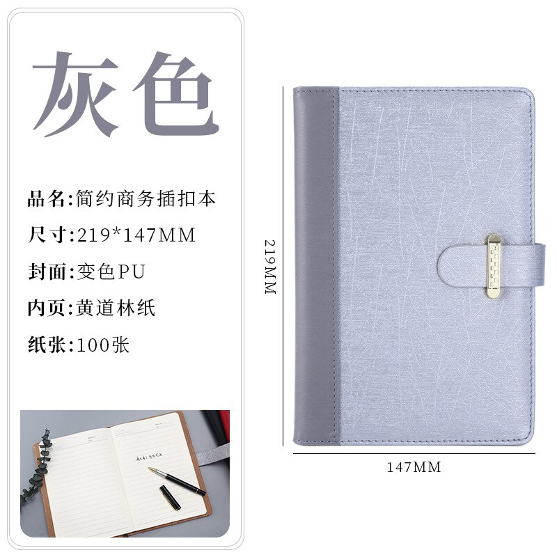 Leather Diary Business Work Notebook Thick Paper W... – Grandado