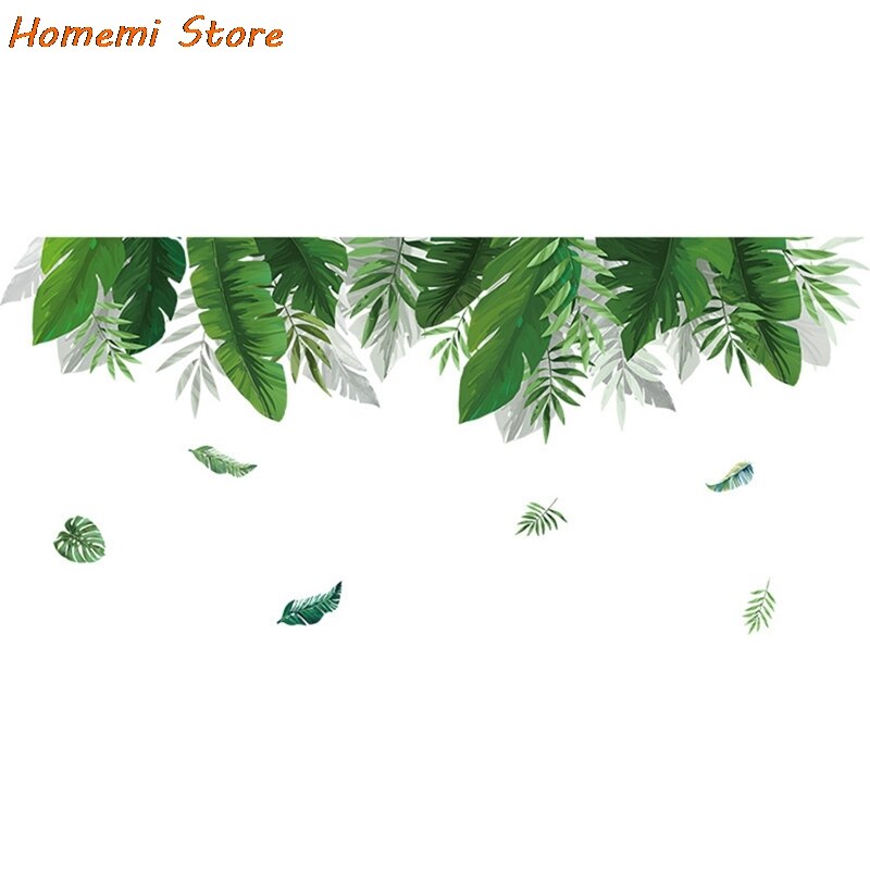 Diy Strand Jungle Groene Bladeren Muur Sticker Woo... – Vicedeal