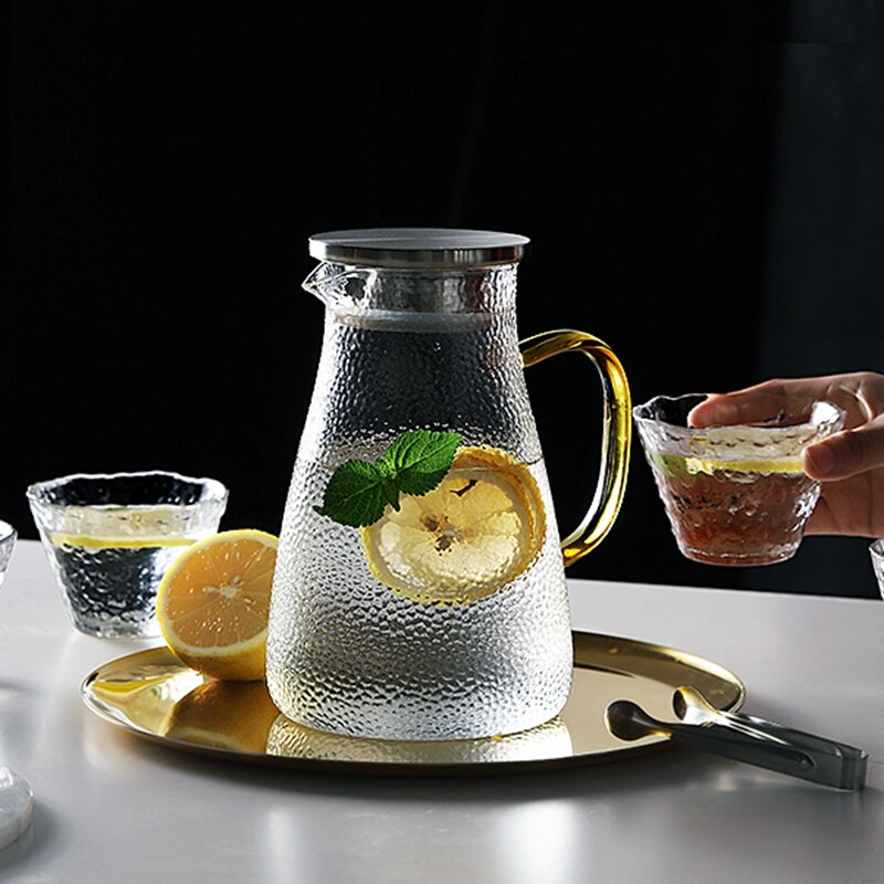 1.5L Nordic Beknopte Glas Water Pot Sap Limonade W... – Grandado